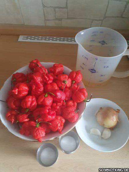 Carolina Reaper Paste | SchmidtKing.de Rezepte Kochen ♡ Backen ♡ Grillen