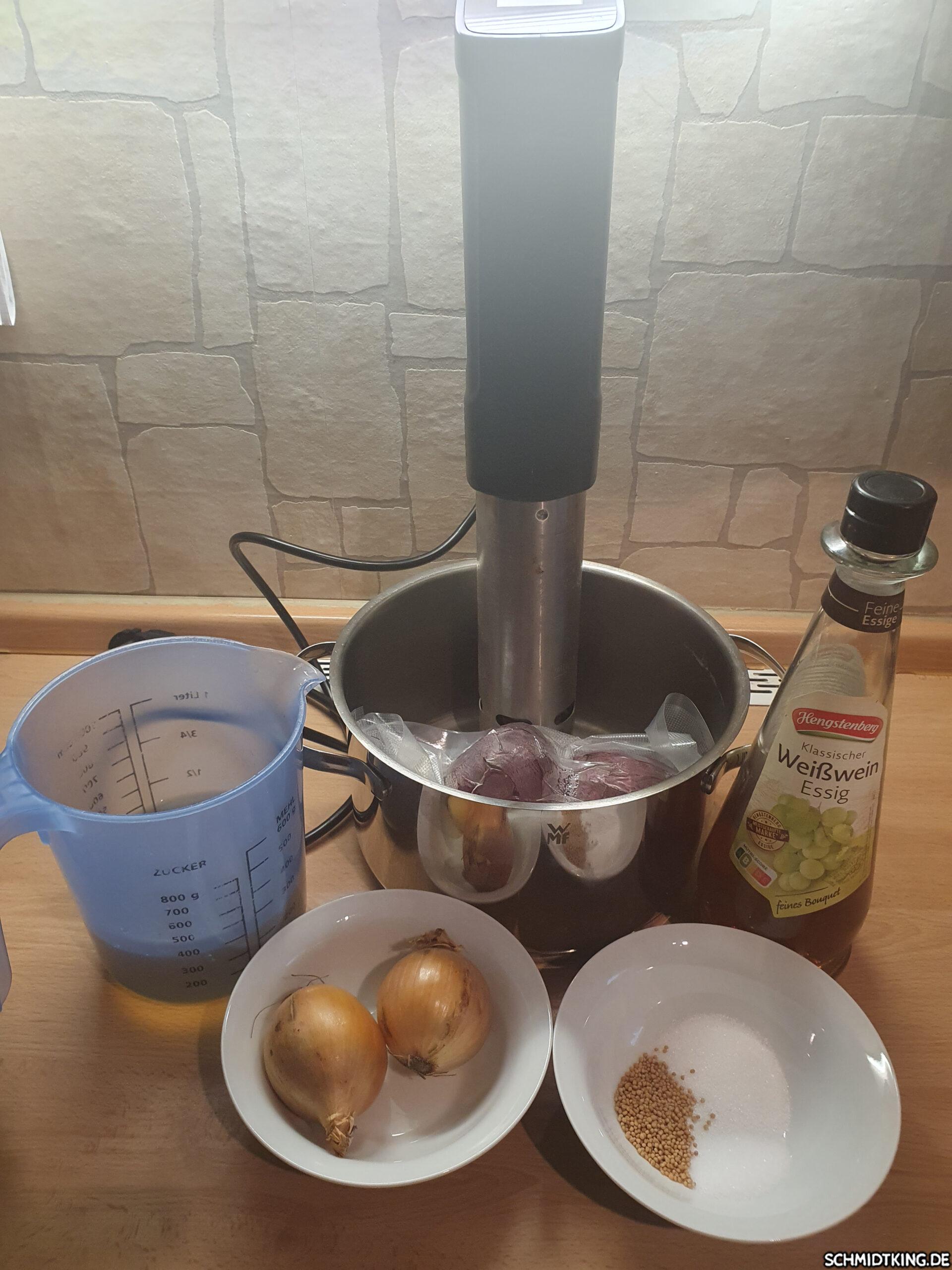 Eingelegte rote Beete Sous Vide gegart | SchmidtKing.de Rezepte Kochen ...